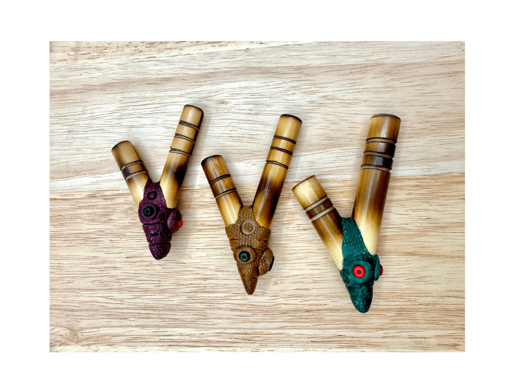Kuripes & Tepis Hapé Applicators, Serving Amazonian Hapé/Rapé ...